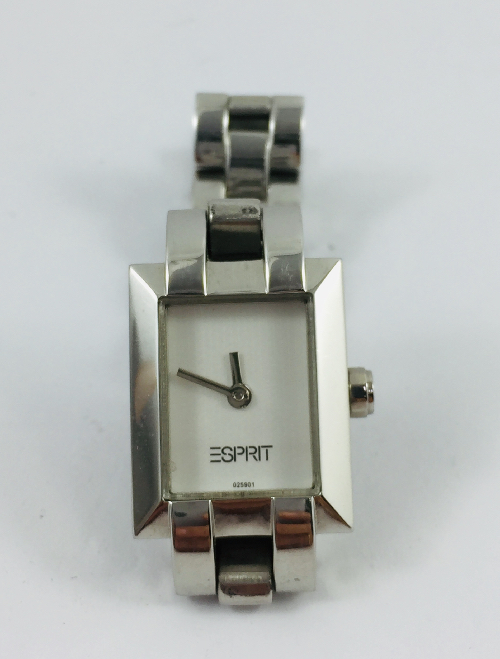 ESPRIT SQUARE FACE STAINLESS STEEL WATCH - Happy Hockers